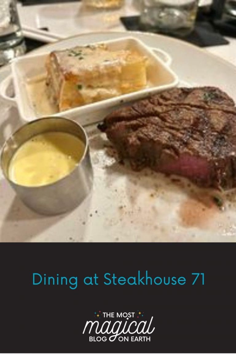 Disney World Steakhouse 71 Restaurant Review
